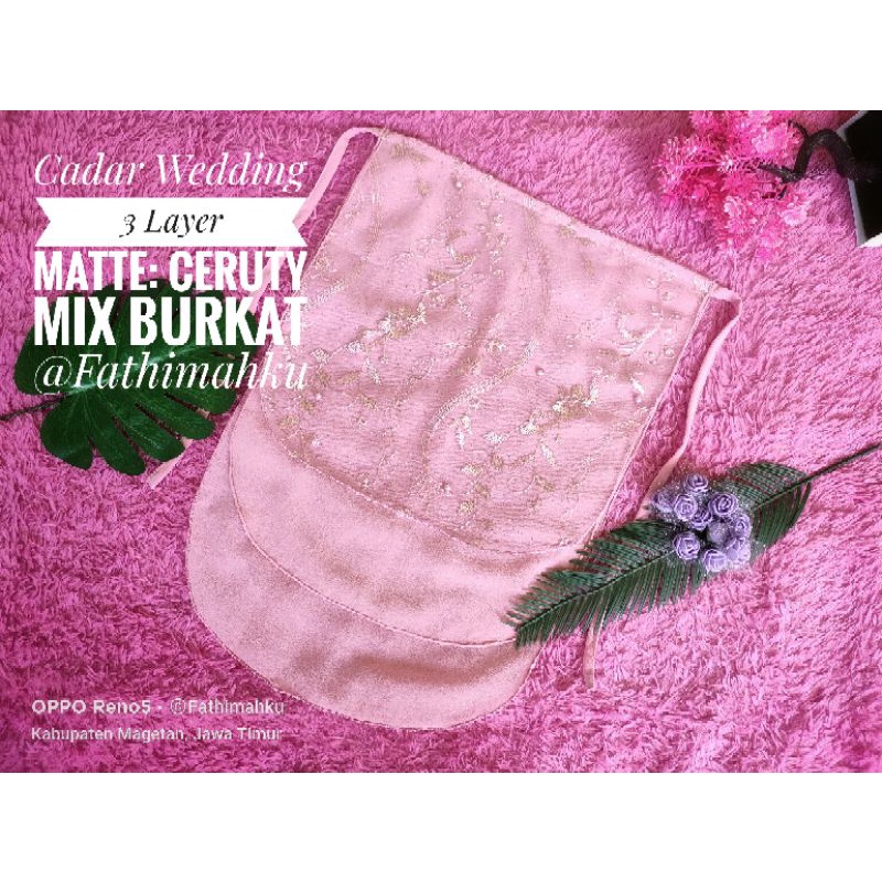 Jual Cadar Walimah Pink/Cadar Wedding pich/Cadar Niqab Nikahan | Shopee ...
