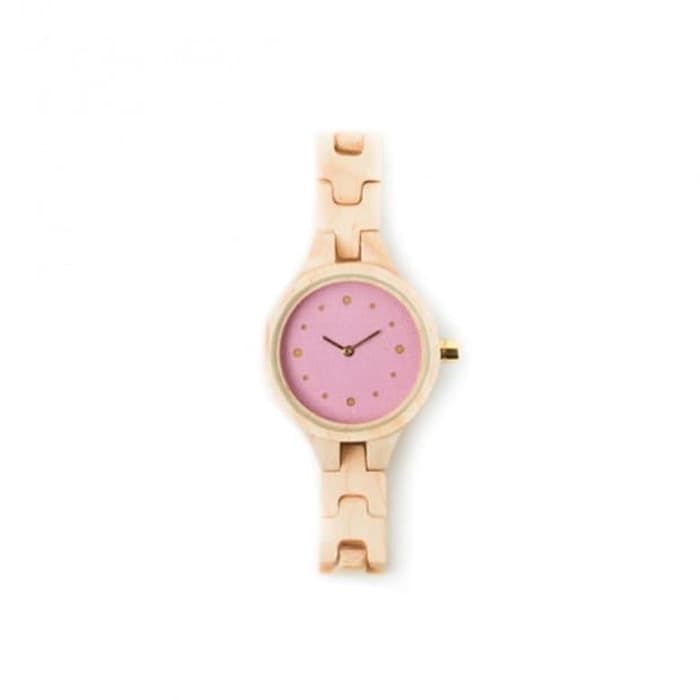 Jual WOODKA KINU PINK | jam tangan kayu unik unisex | Shopee Indonesia