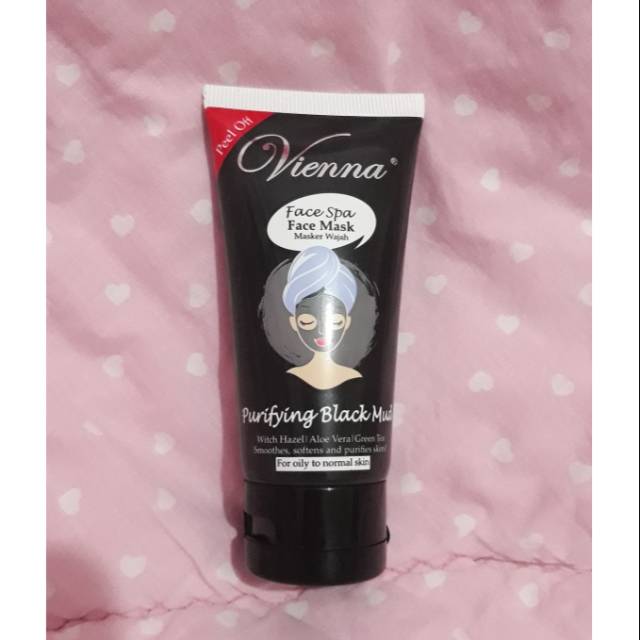 Jual Vienna Face Mask Purifying Black Mud (Peel off) | Shopee Indonesia