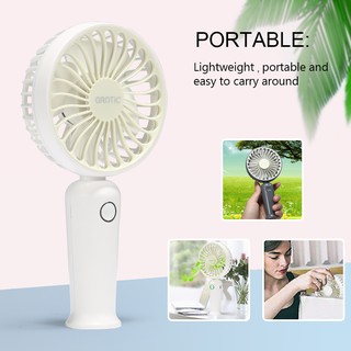 Jual GROTIC Kipas Angin Mini Portable Rechargeable Fan 3-Speed ...