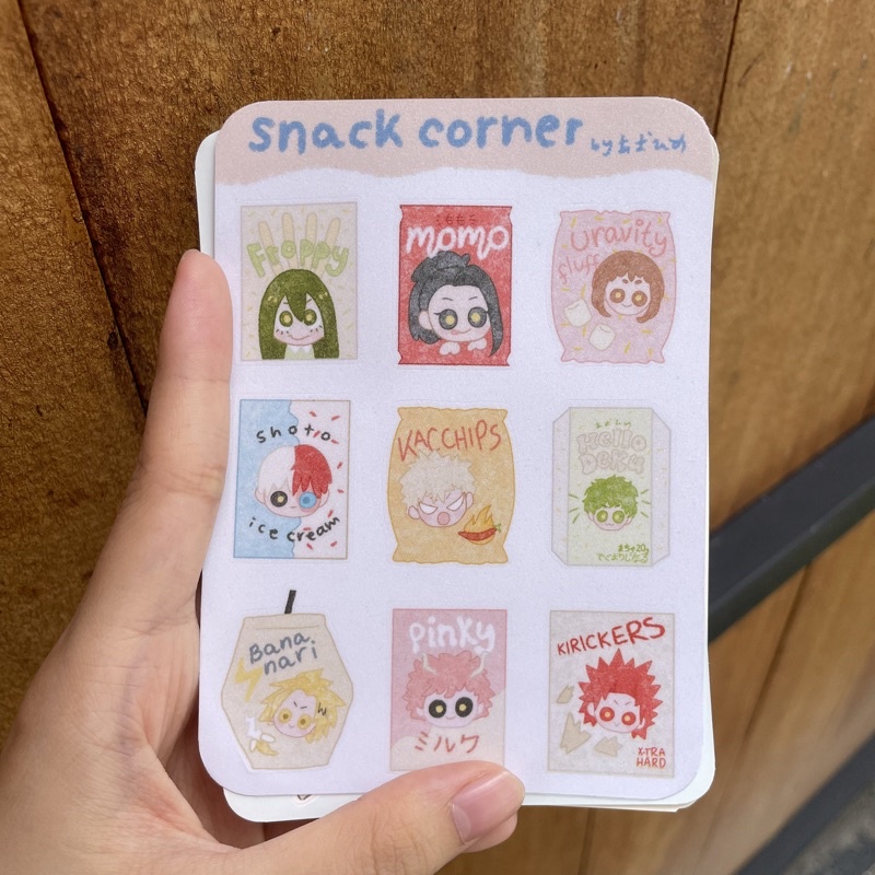 Jual Anime Sticker Sheet by Aohimeee | Haikyuu BNHA Jujutsu Kaisen ...
