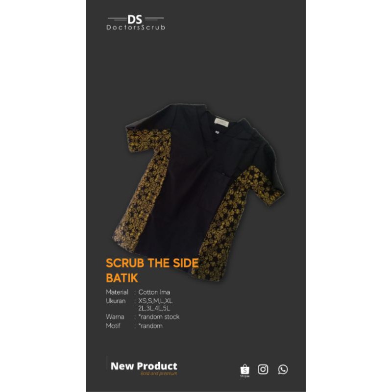 Jual DOCTORS SCRUB - SCRUB THE SIDE BATIK | Shopee Indonesia