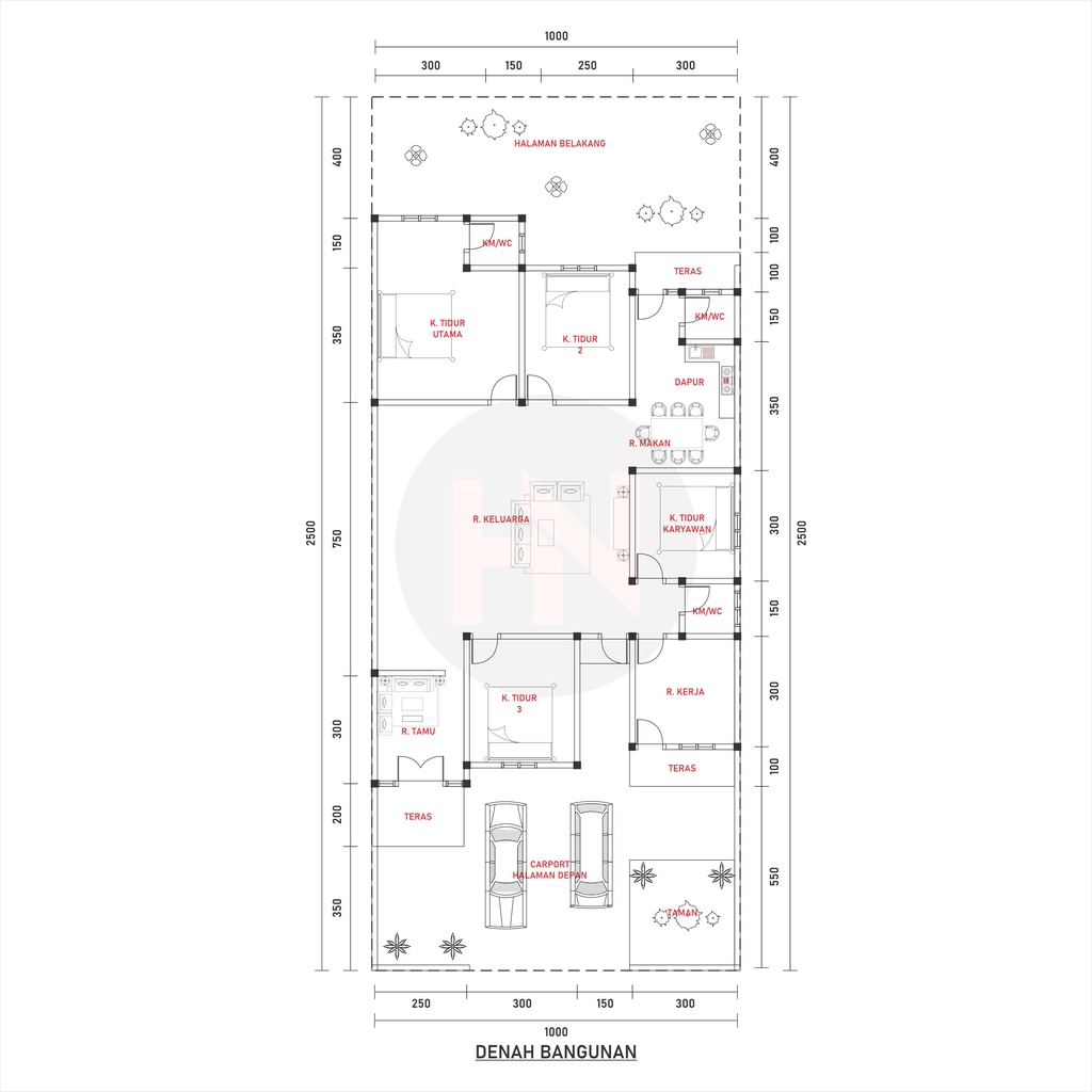 Jual Gambar Denah Interior Site Layout Desain Arsitek Denah Bangunan 2D ...