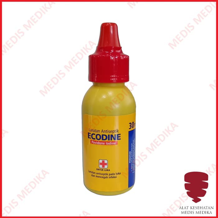 Jual Ecodine Povidone Lodine 30 ml Obat Luka Merah Sejenis Betadine ...