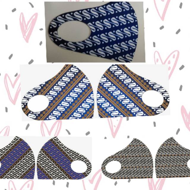 Jual MASKER SCUBA MOTIF BATIK DEWASA ( MIN ORDER 6PCS) | Shopee Indonesia