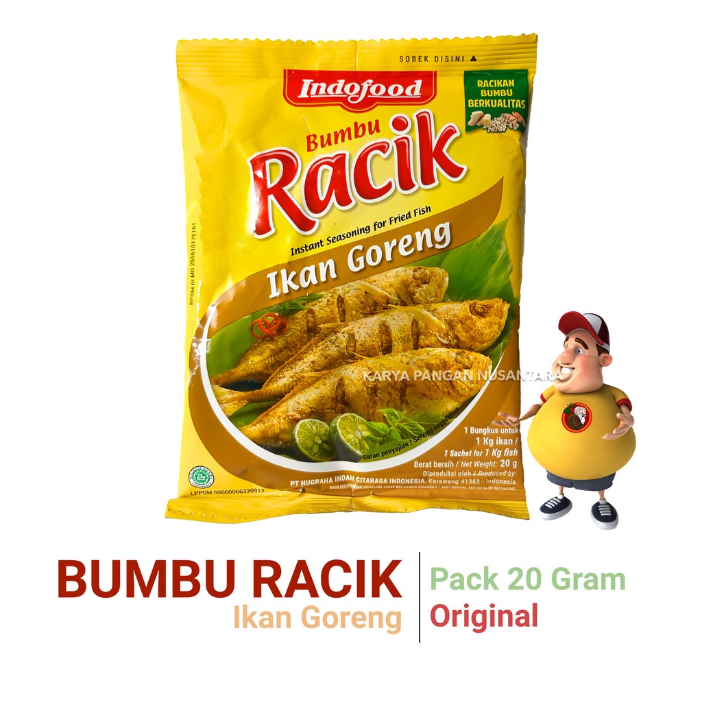 Jual BUMBU RACIK IKAN GORENG INDOFOOD BUMBU RACIK INSTANT IKAN GORENG ...