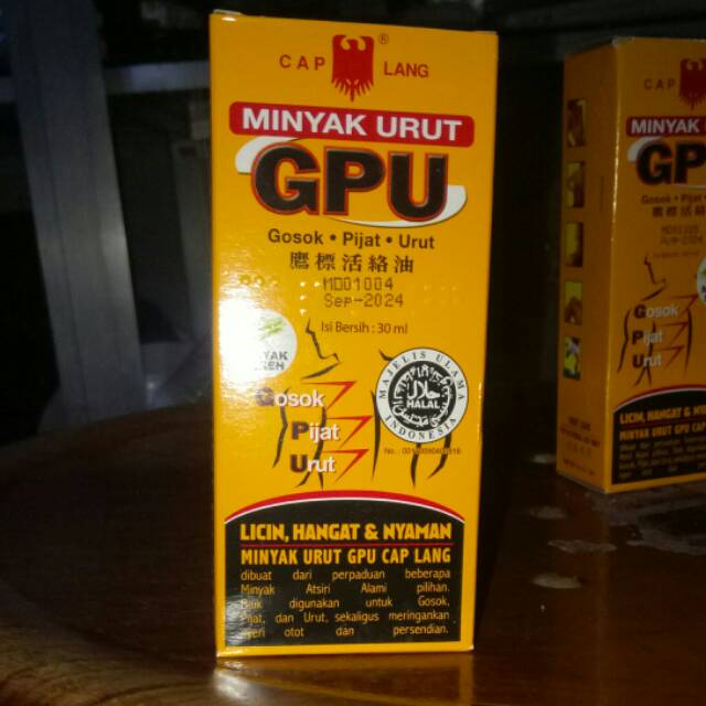Jual Minyak Urut GPU Gosok Pijat Urut 30 ml | Shopee Indonesia