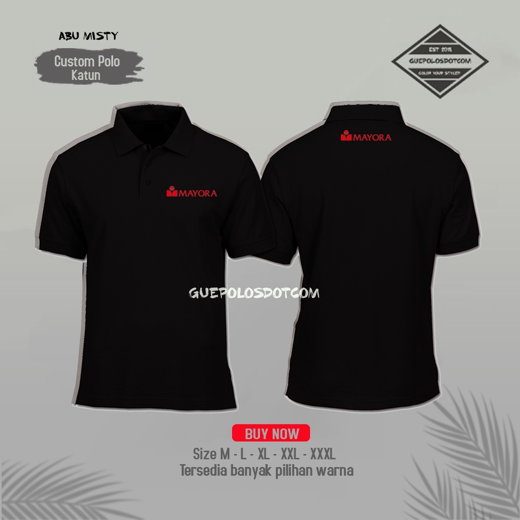 Jual POLOSHIRT POLO KAOS KERAH PT. MAYORA KAOS PROFESI - POLO KARYAWAN ...