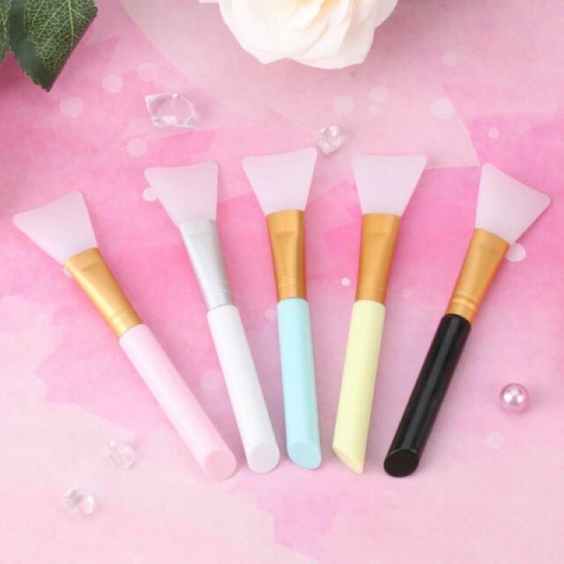 Jual Kuas Masker Wajah Silicon Brush Alat Kecantikan Kosmetik Spatula ...