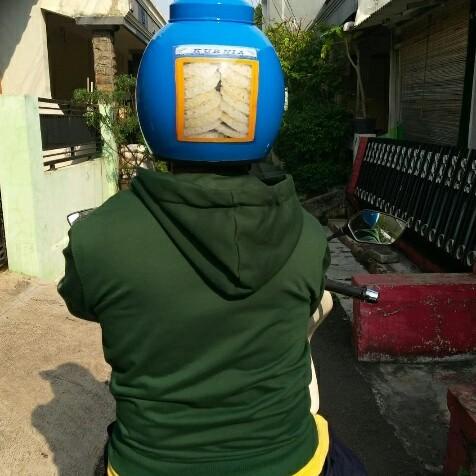 Jual Helm Helem Helmet Retro Bogo Dewasa Tabung Gas LPG 3KG SNI- Hijau ...