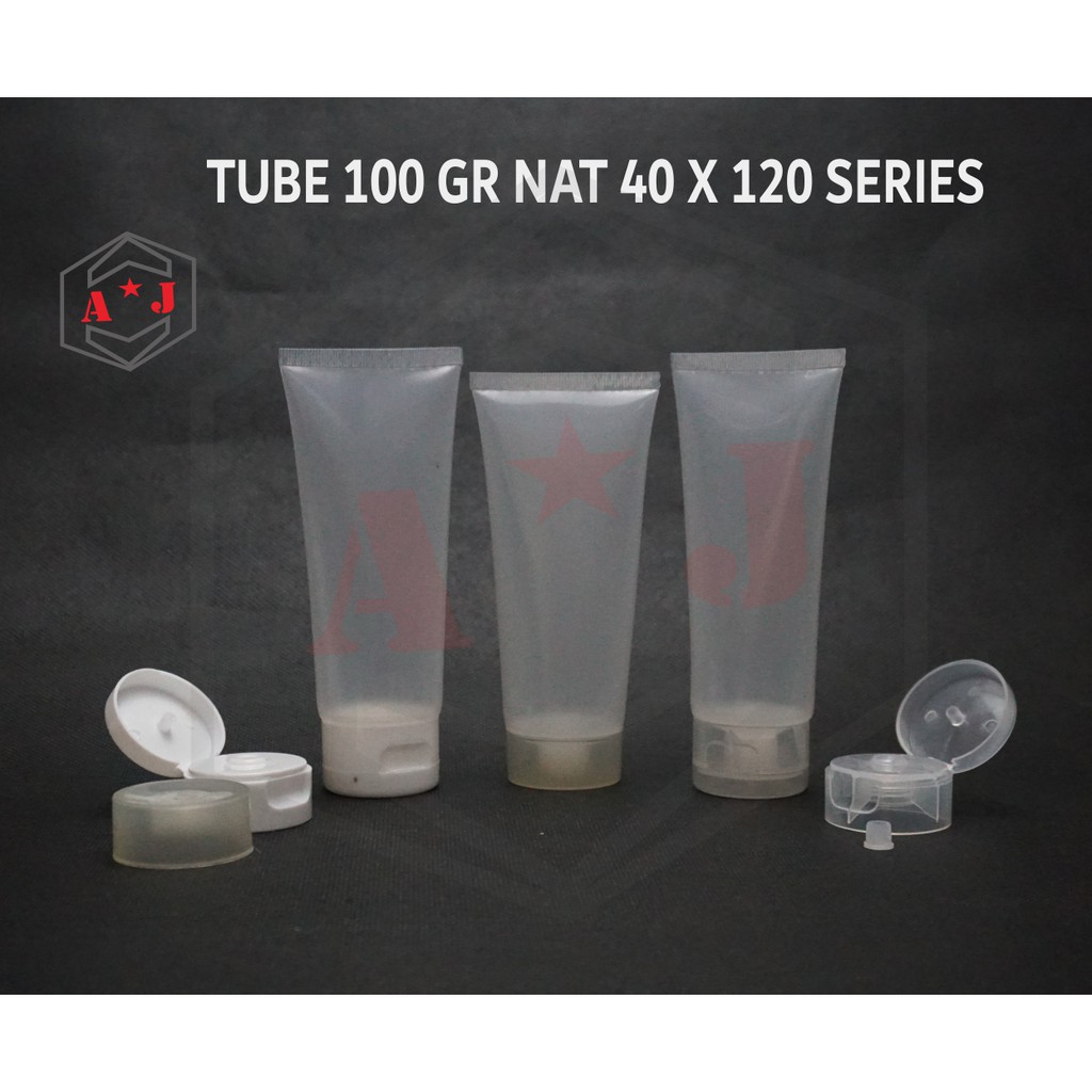 Jual Tube 100 Gr Natural Ulir Putih/Tube Natural/Botol Kosmetik Tube ...