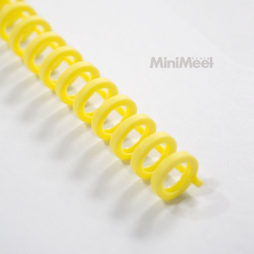 Jual DIY Ring Binding Binder Loose Leaf 30 lubang Spiral Bahan Plastik ...