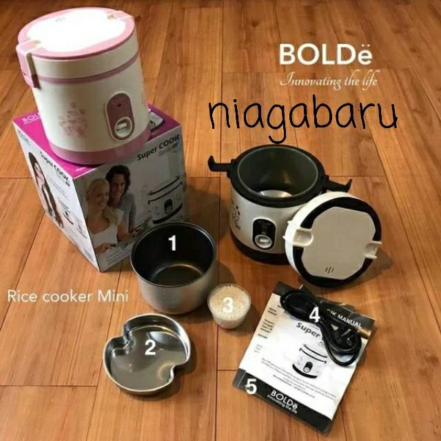 Jual Super Cook Bolde Original Rice Cooker Mini Bolde Magic Com Bolde ...