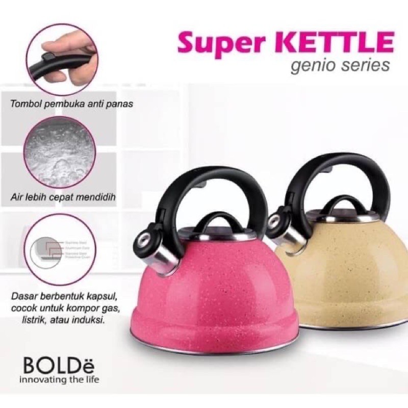 Jual Teko Air Bolde Super Kettle Genio Series | Shopee Indonesia