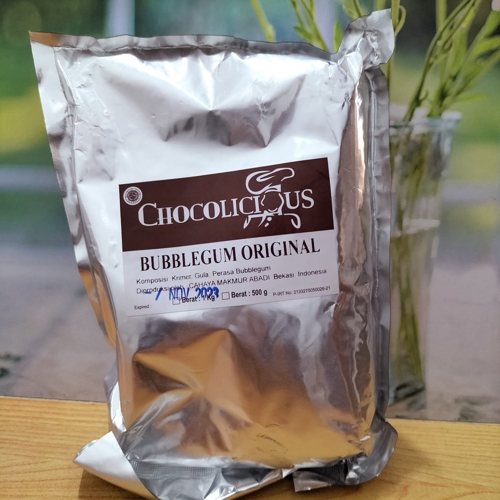 Jual Bubuk Minuman Chocolicious Bubblegum (500gr) | Shopee Indonesia