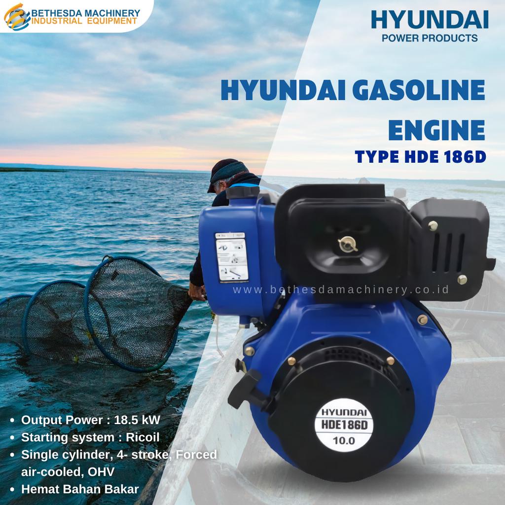 Jual Mesin Penggerak Hyundai Diesel Engine HDE 186D 10HP/ 18.5 kW ...