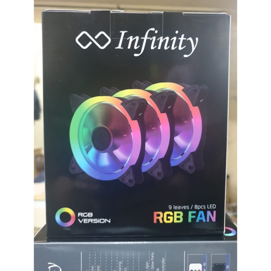 Jual Fan Casing Infinity RGB OUTER RING 3 Pack (REMOTE+CONTROLER ...