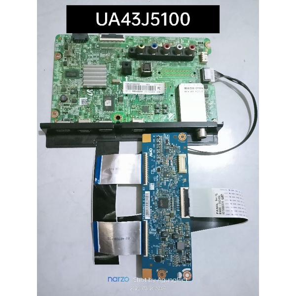 Jual MainBoard PSU Tcon Samsung UA43J5100 Copotan Layar Pecah Normal | Shopee Indonesia