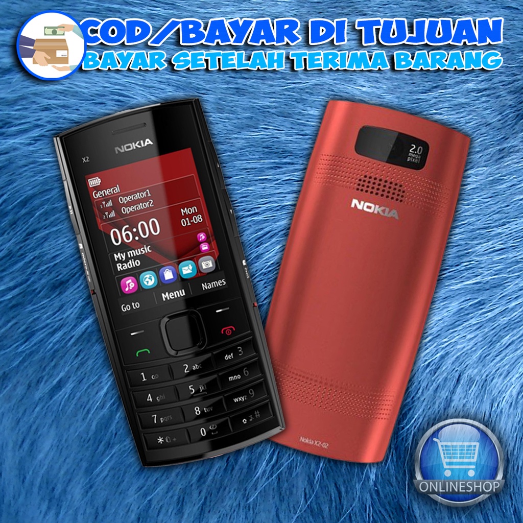 Jual Nokia X2-02 Single Sim Jadul Bergaransi | Shopee Indonesia