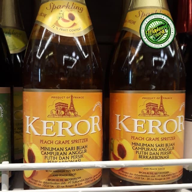 Jual Keror Sparkling Peach Grape Juice - Minuman Soda Jus Anggur Peach ...