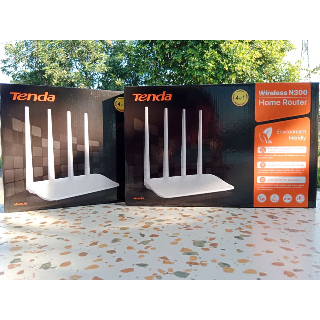 Jual Tenda F6 Wireless N300 Home Router | Shopee Indonesia