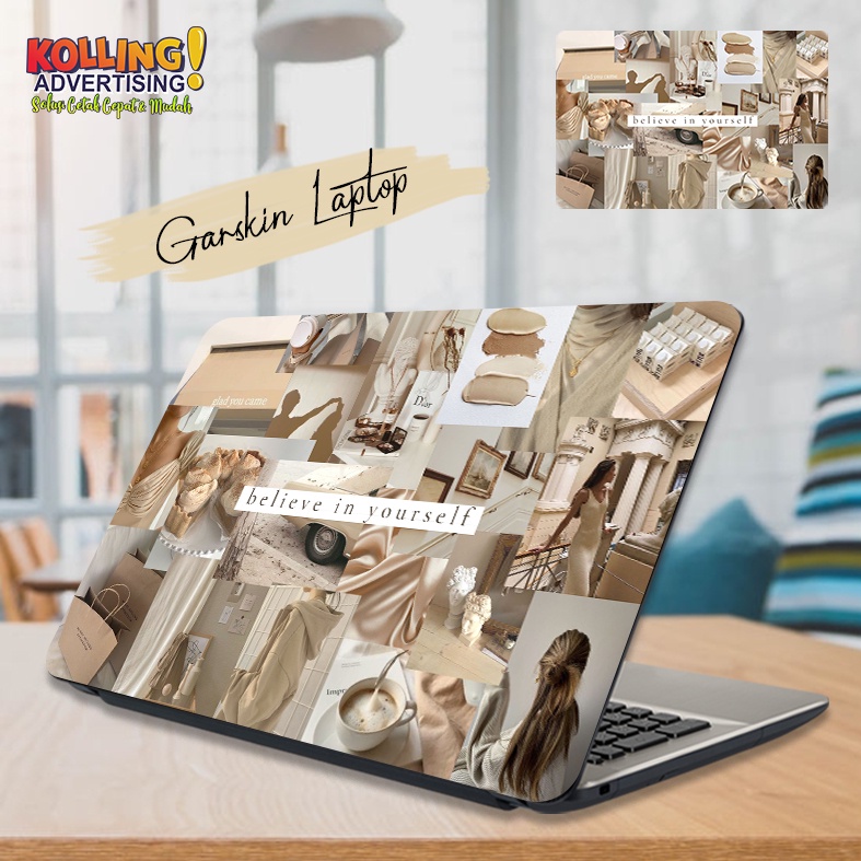 Jual Garskin Laptop Believe In Yourself Aesthetic Skin Laptop Stiker ...