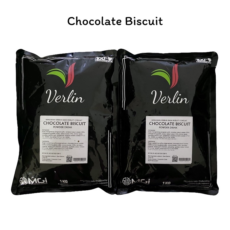 Jual Bubuk Minuman Dark Chocolate Verlin 1Kg BEST SELLER! | Shopee ...