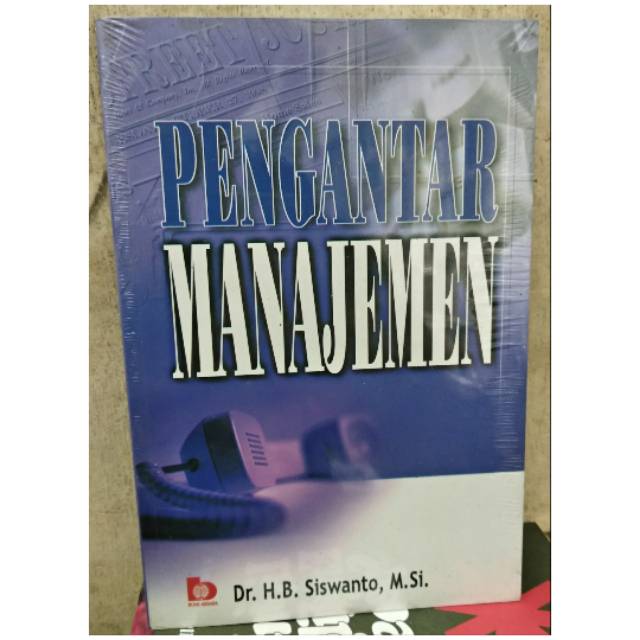 Jual Pengantar Manajemen - Siswanto | Shopee Indonesia