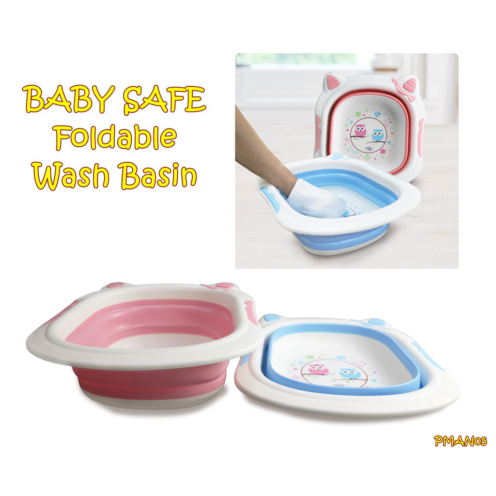Jual PMAN05 BABY SAFE FOLDABLE WASH BASHIN BAK WASHLAP BT003 / BASKOM ...