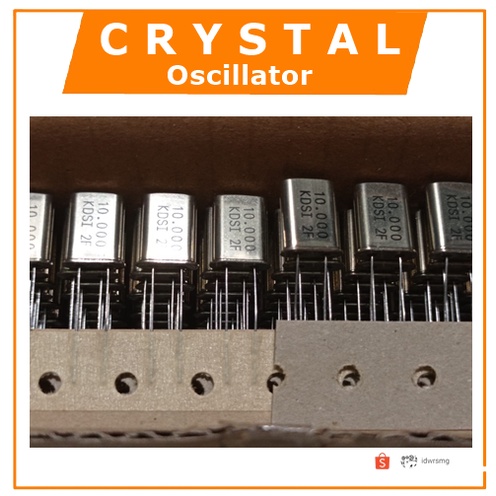 Jual Crystal 10 MHz Xtal 10Mhz 10.000 MHz crystal oscillator 49U original KDS | Shopee Indonesia