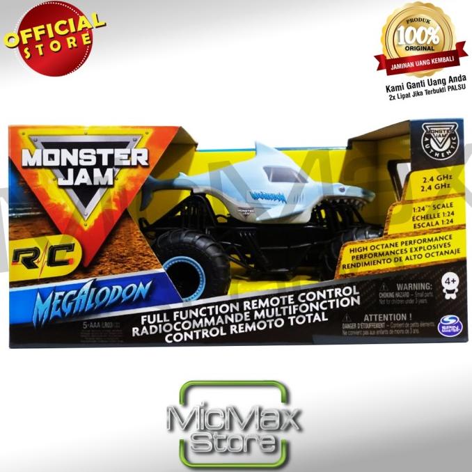 Jual Monster Jam Megalodon Full Function Remote Control RC | Shopee ...