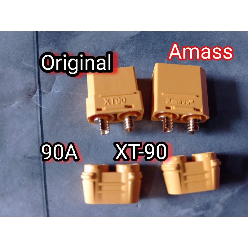 Jual sepasang Connector XT-90 Socket XT90 DC Power Plug Soket Spul ...