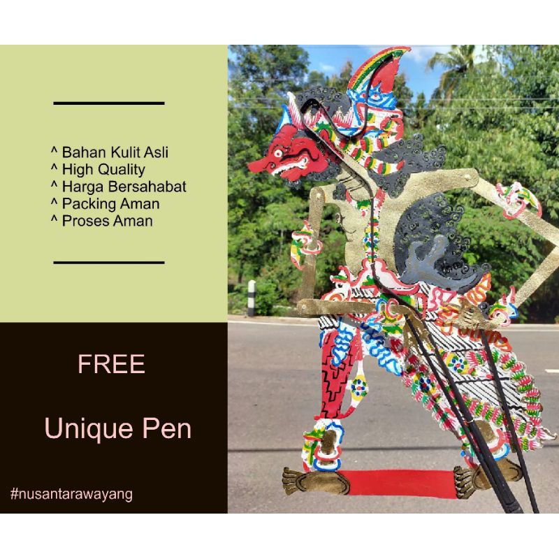 Jual Wayang Kulit Patih Sabrang Standar Dalang | Shopee Indonesia