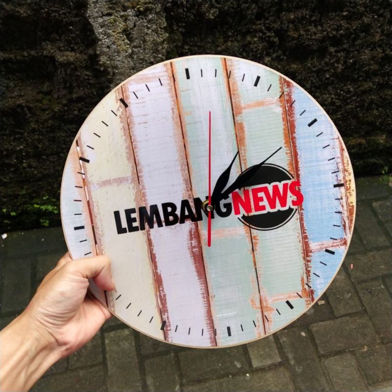 Jual JAM DINDING CUSTOM LOGO pajangan aesthetic TIPE : LOGO | Shopee ...