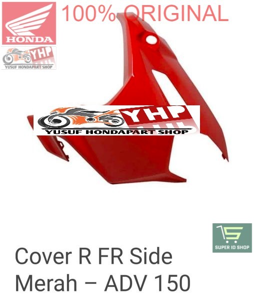 Jual COVER TEBENG KANAN SIDE RED MAROON NEW ADV 64501K0W-N01ZB ORI AHM ...