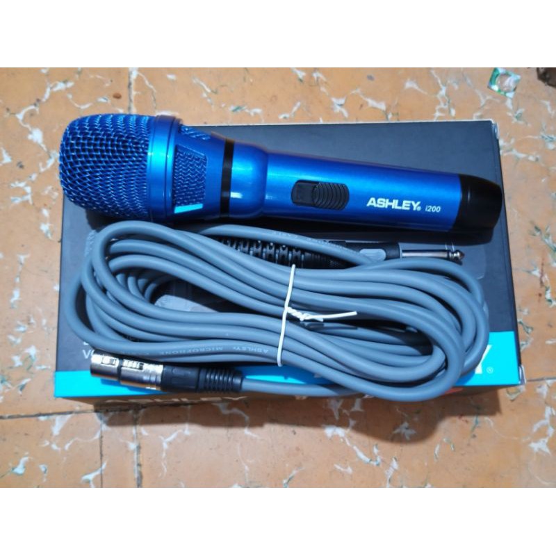 Jual mic kabel ashley i200 + kabel | Shopee Indonesia