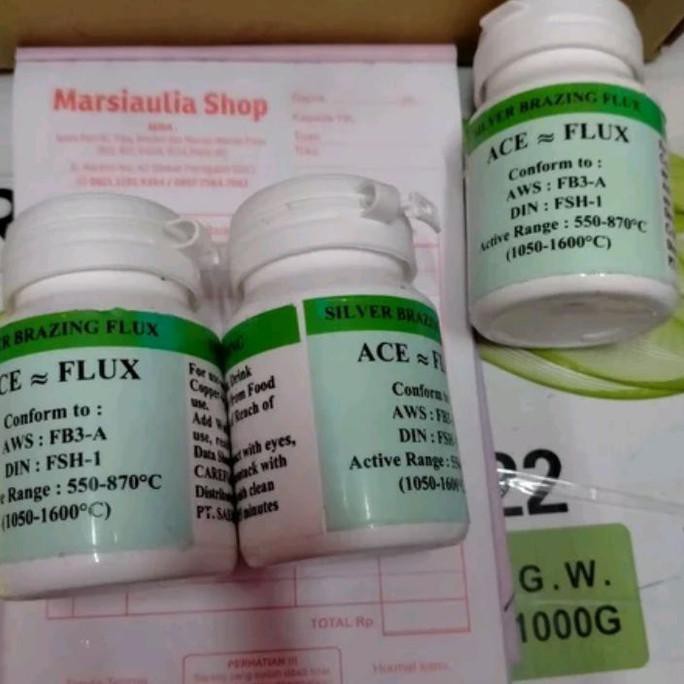 Jual ACE FLUX CAIR / SILVER BRAZING FLUX UNTUK PENGELASAN | Shopee ...