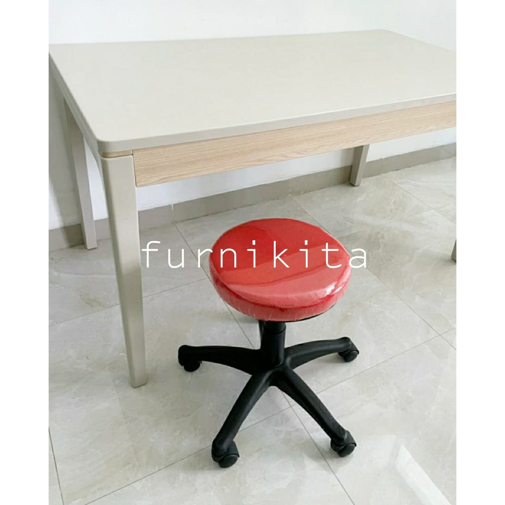Jual KURSI LAB KURSI PUTAR KURSI KANTOR KURSI SALON BULAT | Shopee ...