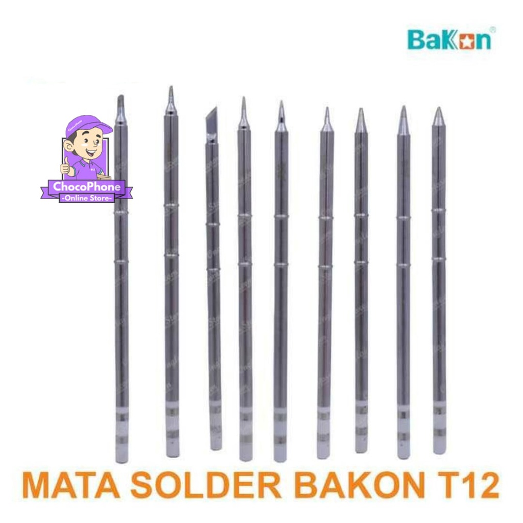 Jual MATA SOLDER T12 STATION IRON BAKON T-12 SOLDERING ORIGINAL ...