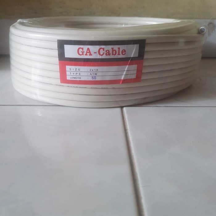 Jual Kabel Roll - Kabel Nym/ Tunggal 2 X 1.5 Mm Ga Per Roll (50 Meter ...