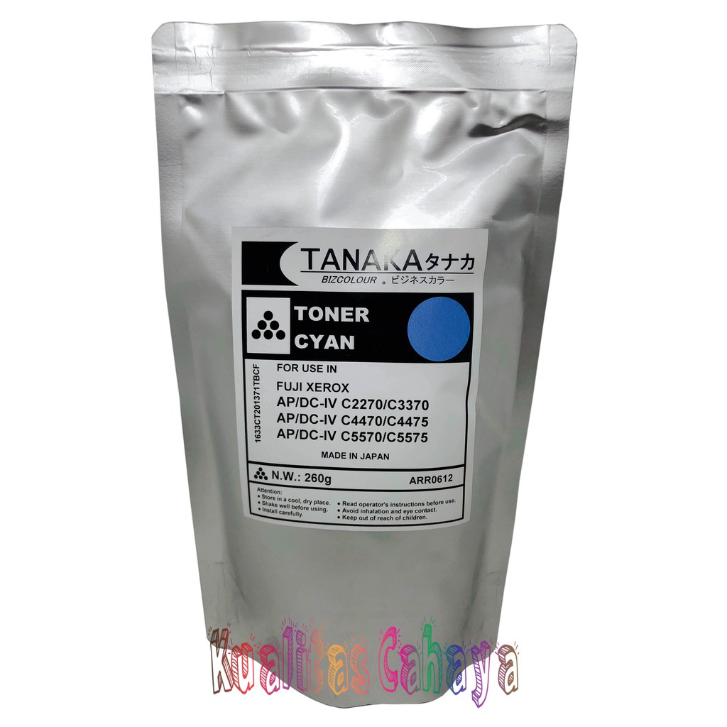 Jual Toner Color Warna Cyan Biru Mesin Fotokopi Xerox 3370 4475 TANAKA ...