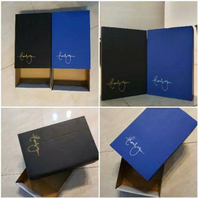 Jual Slide Box 22x15x5 cm Kardus/polos/Box/Karton/hampers/hijab ...