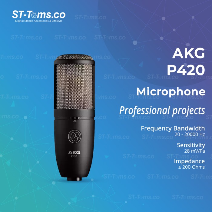 Jual AKG P420 Dual Capsule Condenser Microphone | Shopee Indonesia