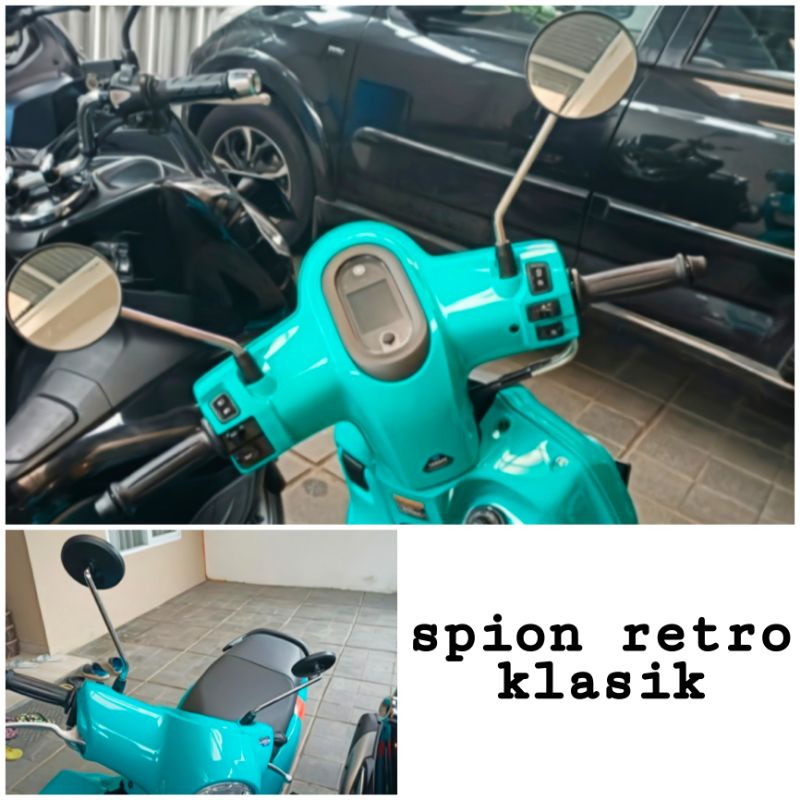 Jual spion retro klasik YAMAHA FAZZIO 125 tangkai panjang | Shopee ...