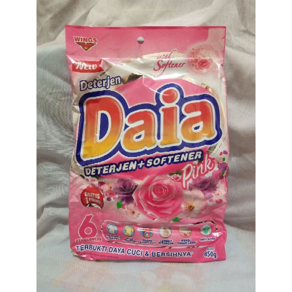 Jual Daia Deterjen+softener Pink 850 g (tanpa piring) | Shopee Indonesia