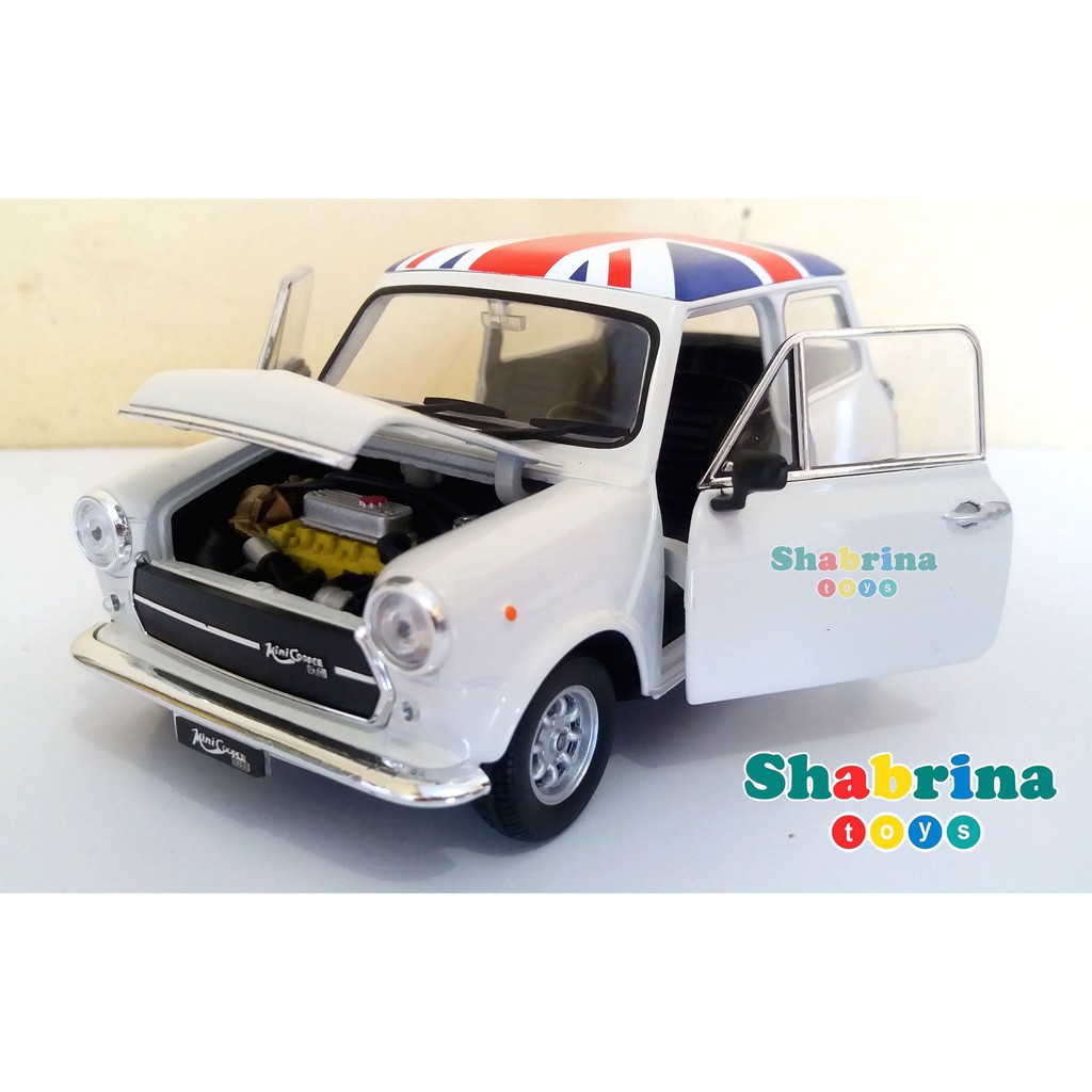 Jual Diecast Miniatur Mini Cooper 1300 Skala 1 : 24 - Welly | Shopee ...