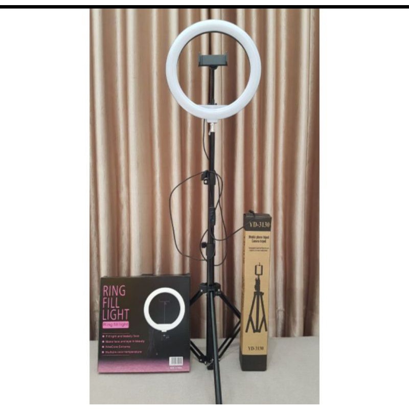 Jual ring light 26 cm tripod 2,1 m | Shopee Indonesia