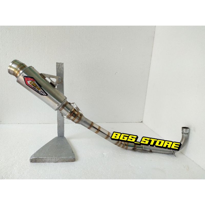 Jual Knalpot CREAM PIE underbone buat jupiter . Z . Z1 Vega . R . Zr dll | Shopee Indonesia