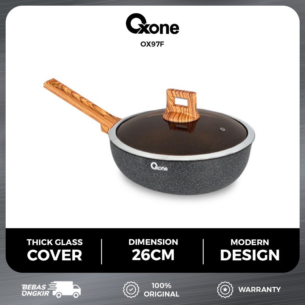 Jual Oxone OX97F Wajan Fry Pan Anti Lengket 26 cm penggorengan Premium ...