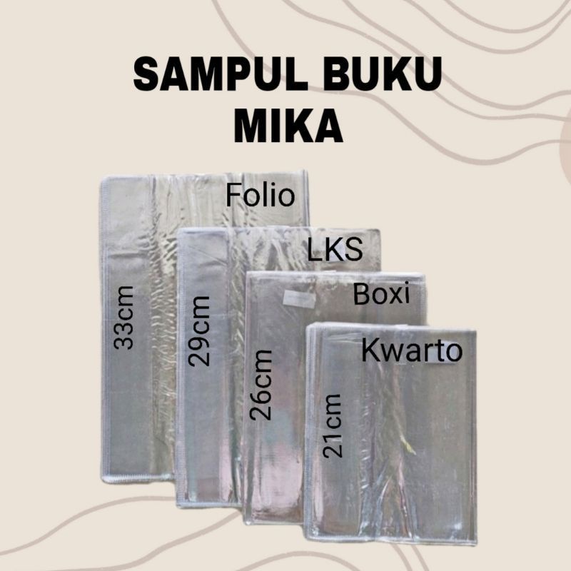 Jual Sampul Mika Bening Boxy Sampul Buku Plastik Sampul Qwarto